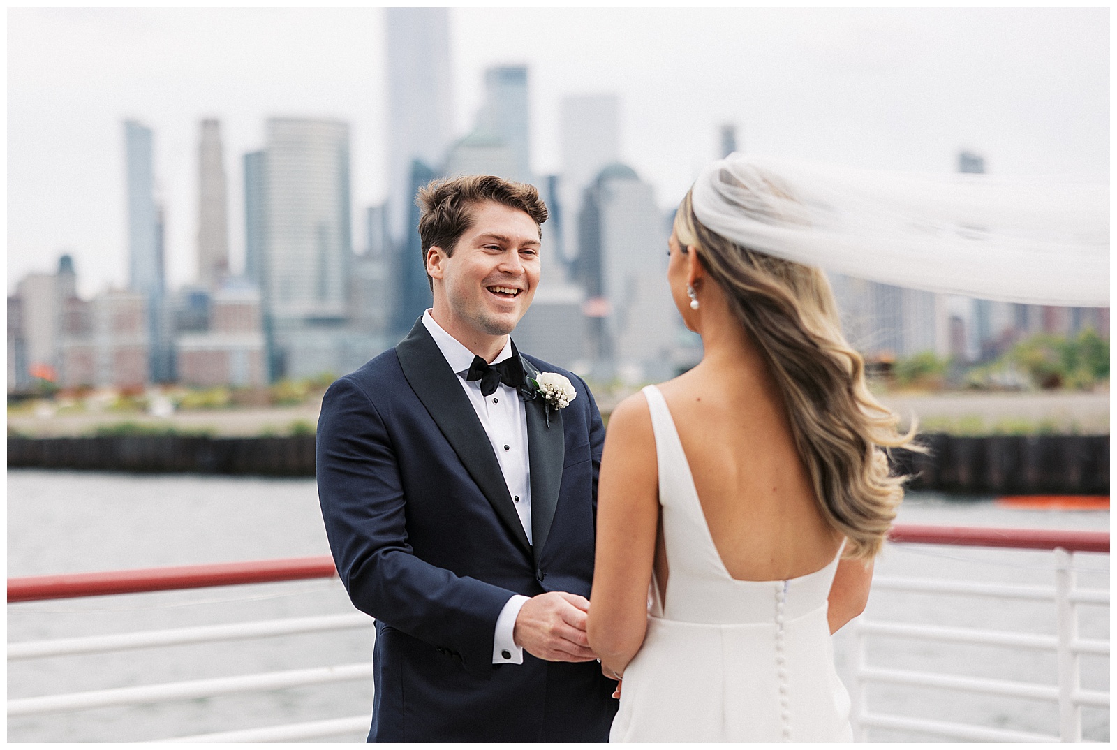 A Romantic Battello Wedding Day in Jersey City, New Jersey